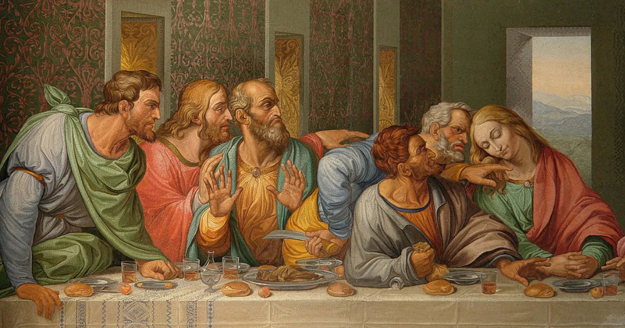 The Seating Arrangement at the Last Supper – Ascension