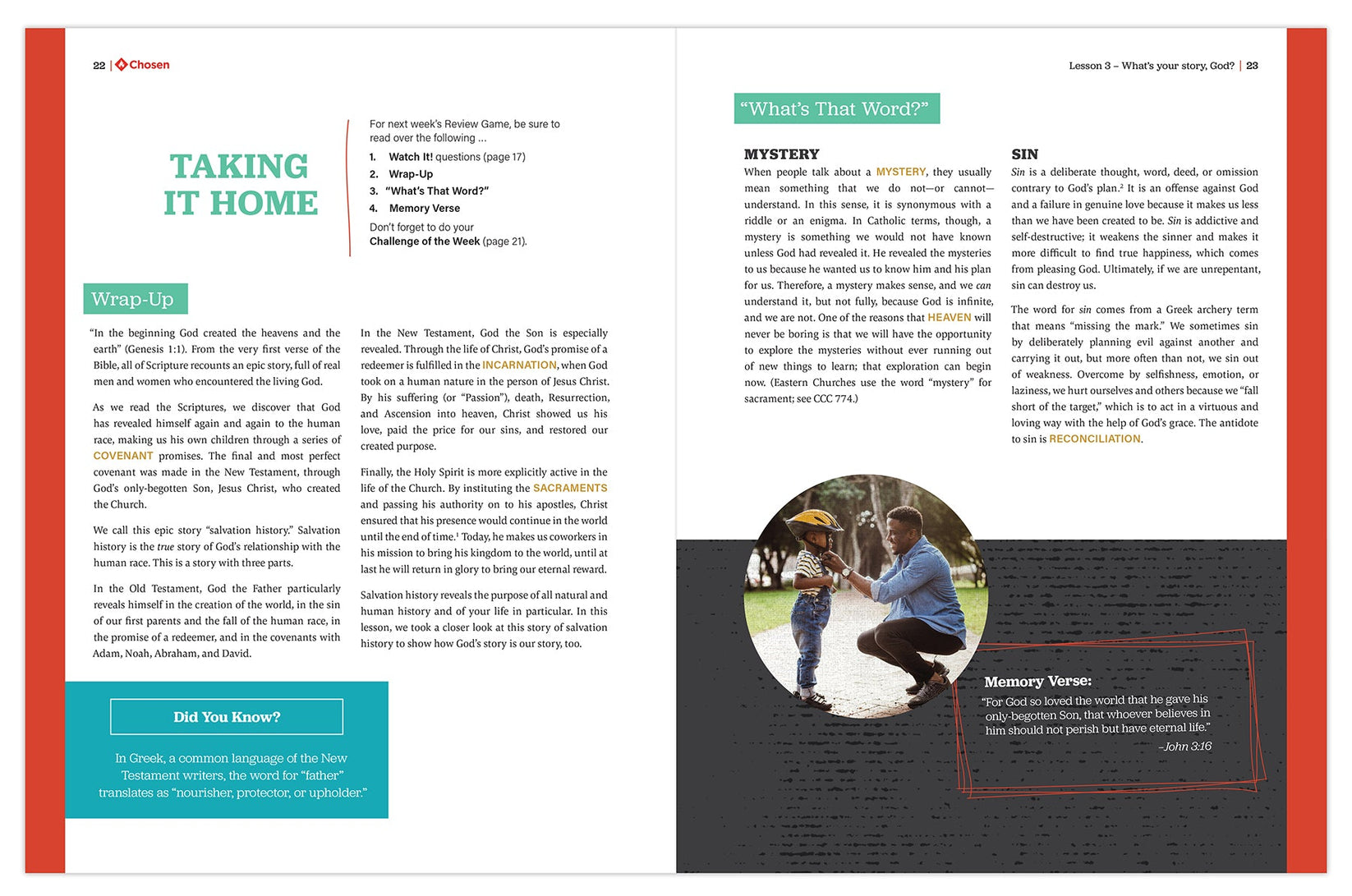 Chosen: Your Journey to Confirmation, Student Workbook Only – Ascension