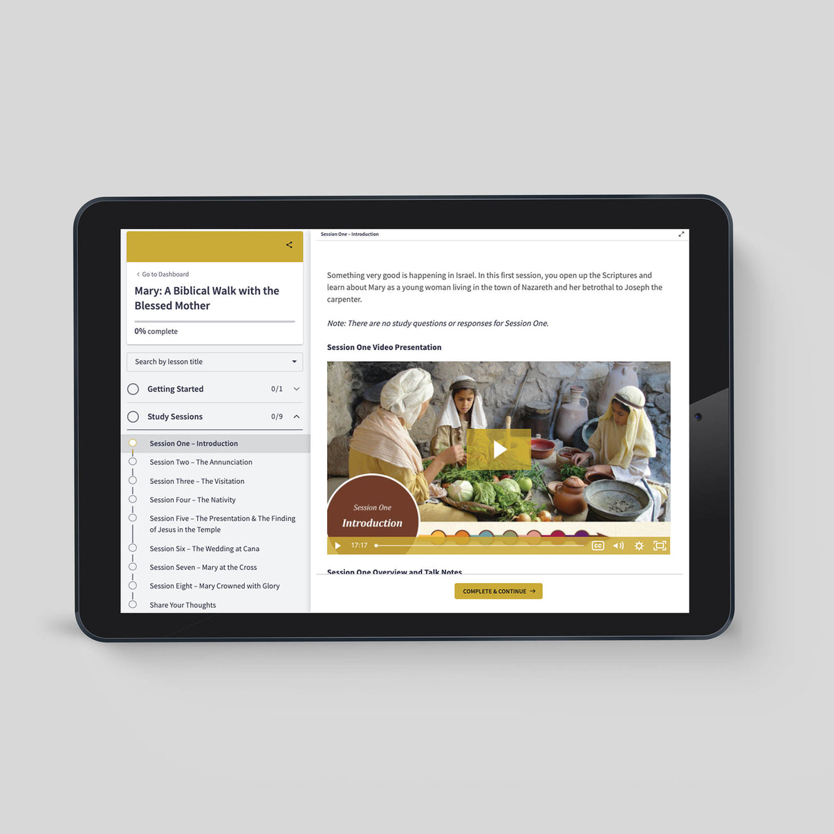 Mary: A Biblical Walk with the Blessed Mother Online Access – Ascension