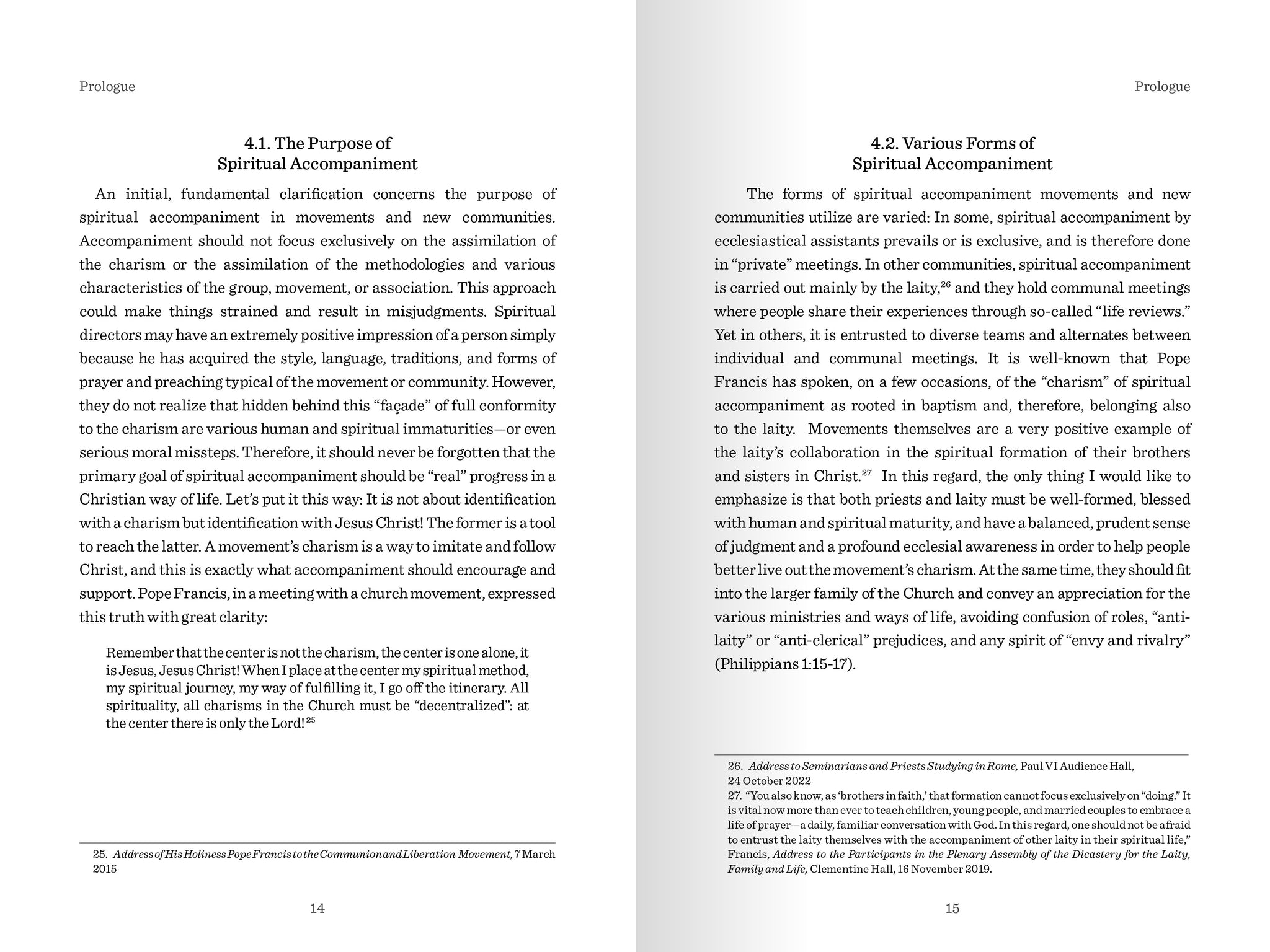 Spiritual Accompaniment in Movements and New Communities: Aiding Human ...