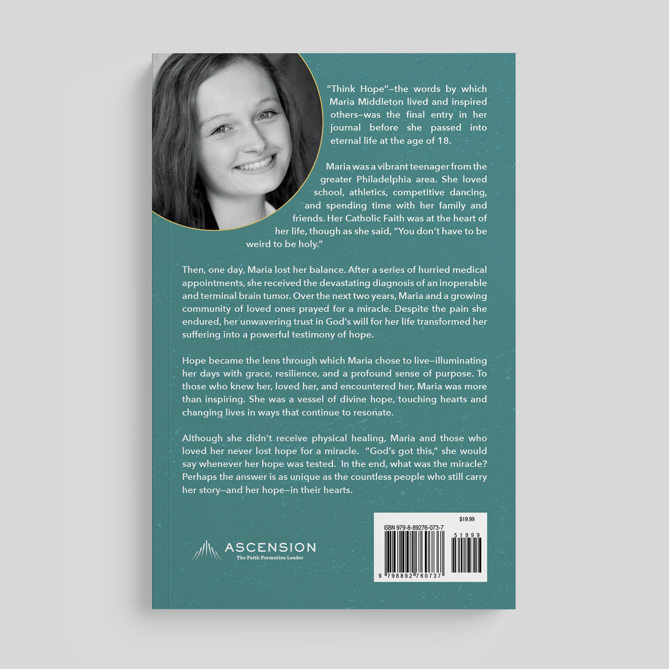 Think Hope: Maria Middleton's Life of Unyielding Trust in God – Ascension