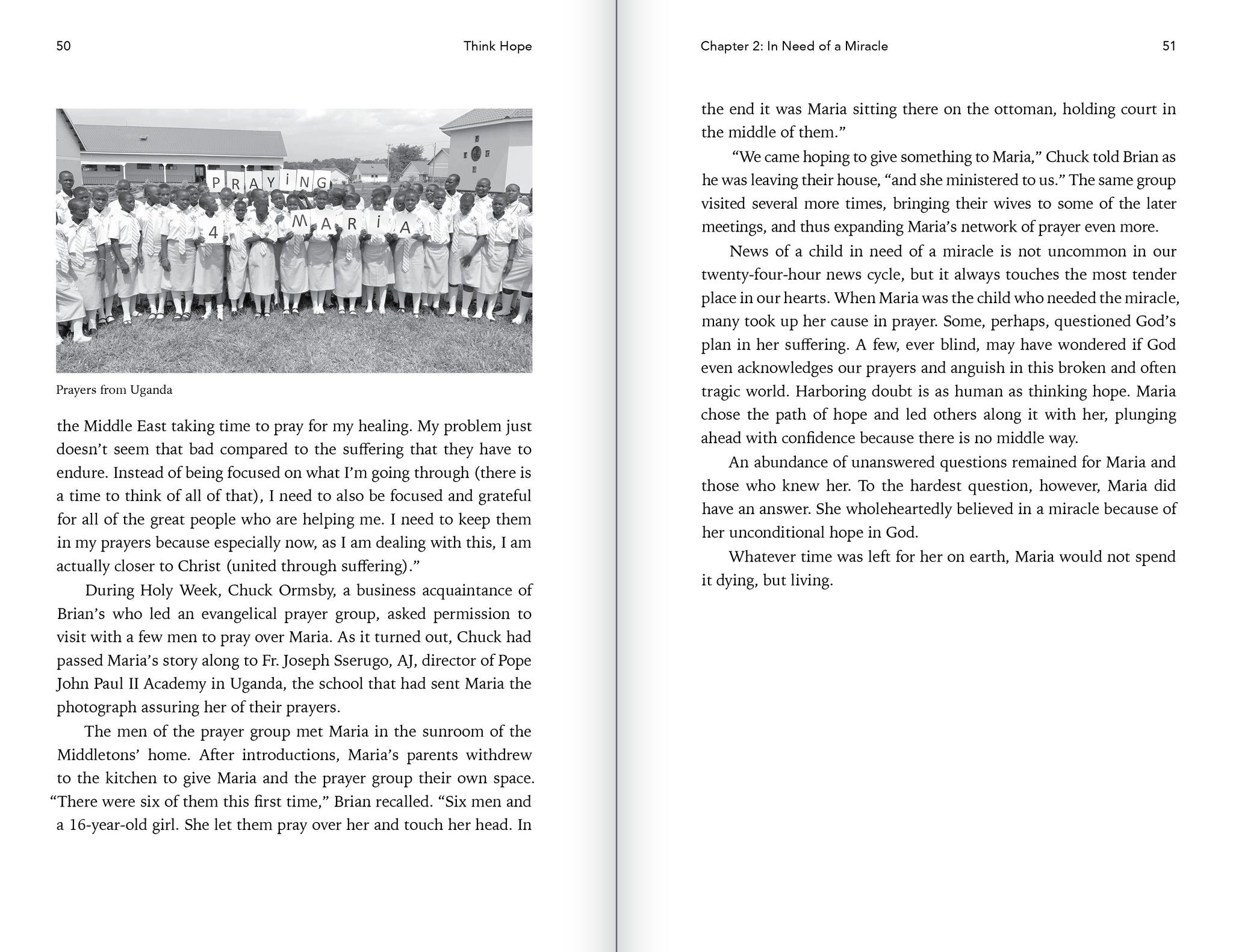 Think Hope: Maria Middleton's Life of Unyielding Trust in God – Ascension