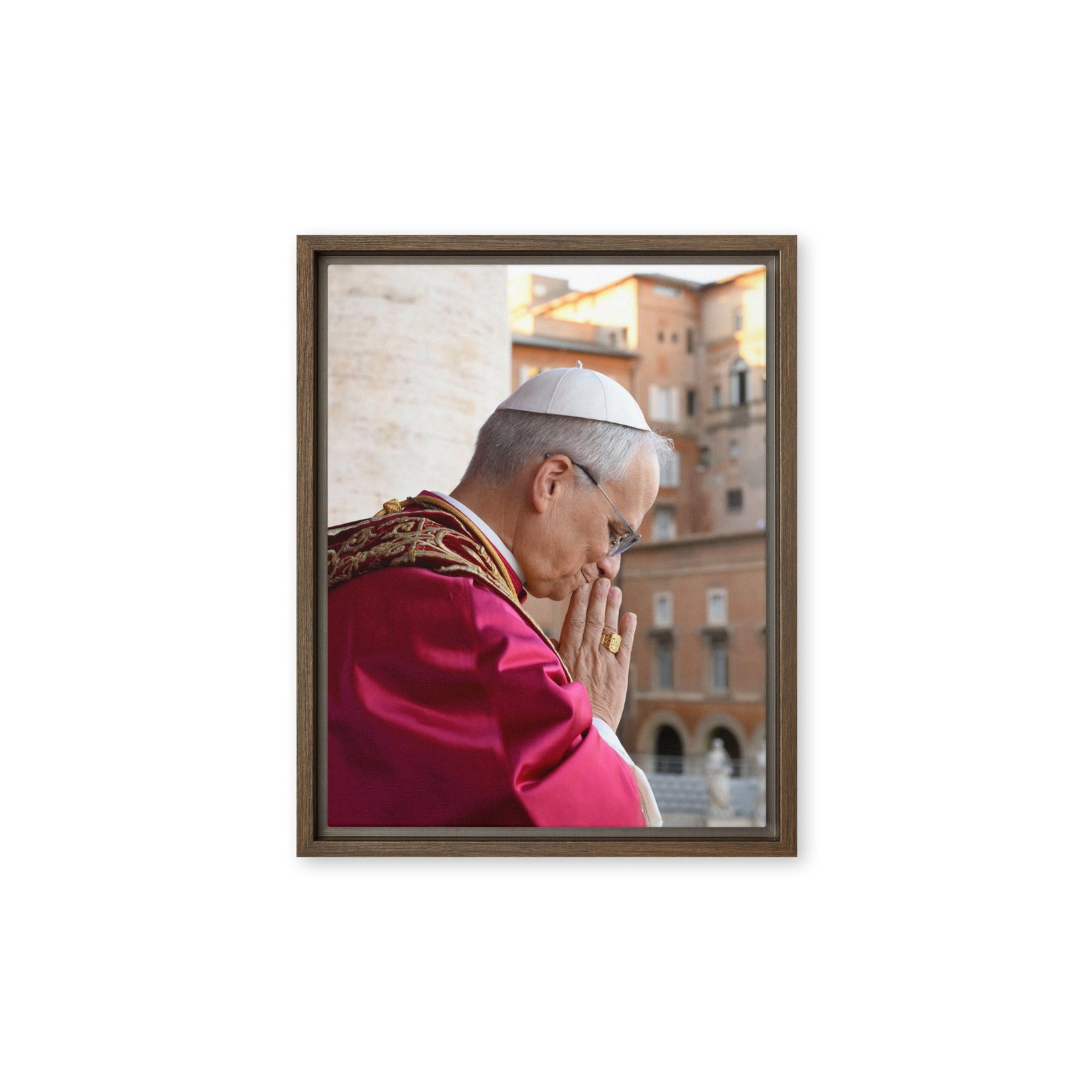 Pope Leo XIV Framed Canvas Prints – Ascension
