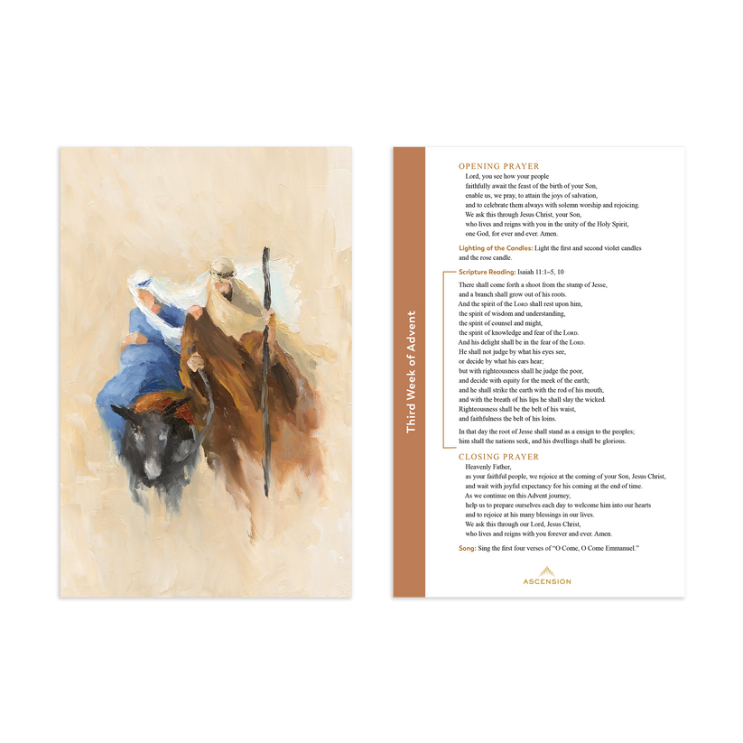 Rejoice! Advent Prayer Cards – Ascension