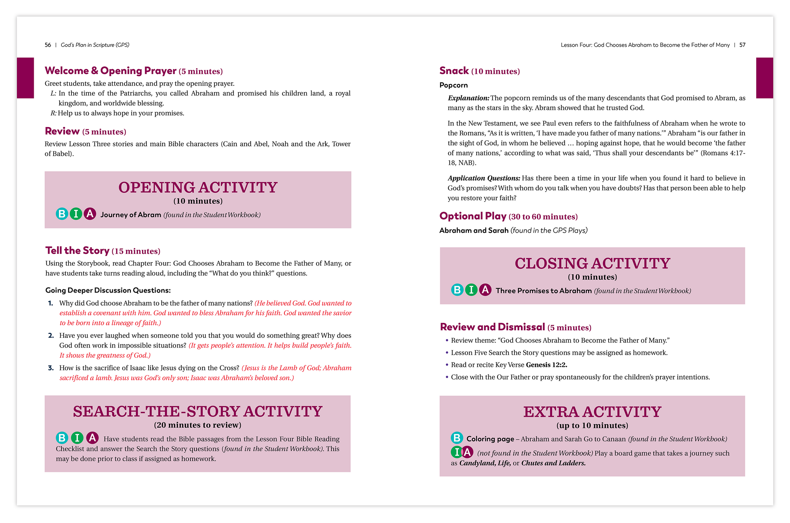 God's Plan in Scripture (GPS) Teacher's Guide – Ascension