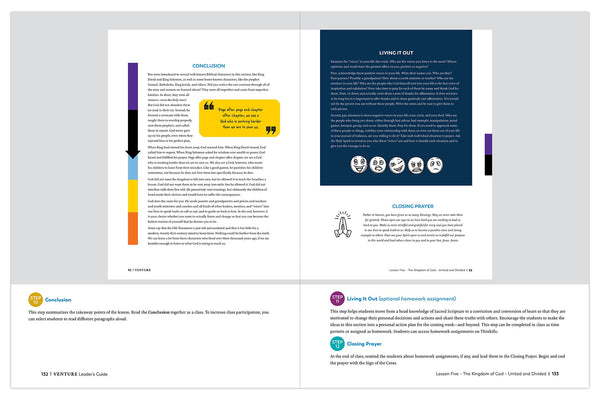 Venture: The Bible Timeline for High School, Leader's Guide – Ascension